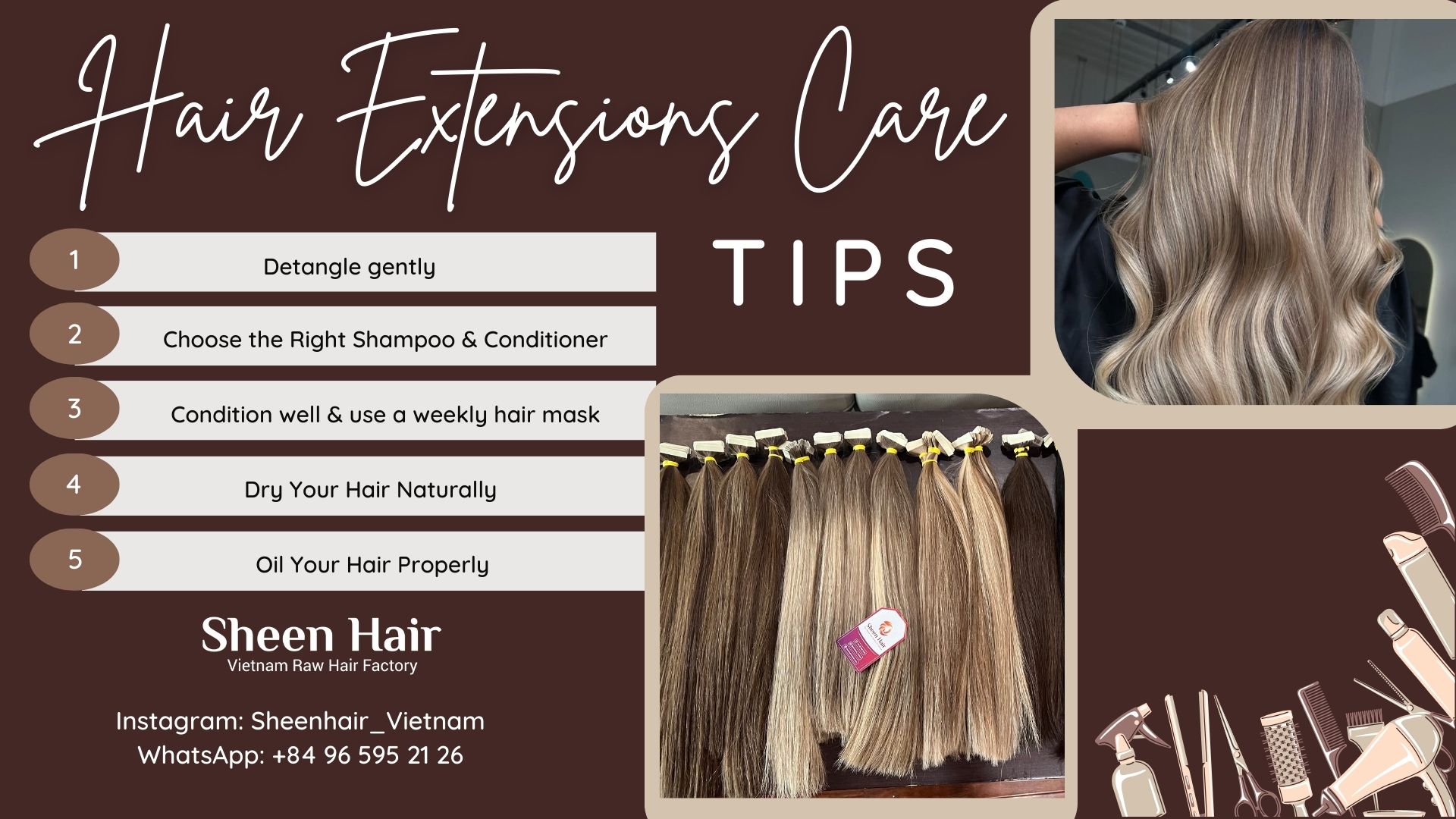 How to Care for Your Hair Extensions: A Guide to Luscious Locks WITH 7 ...